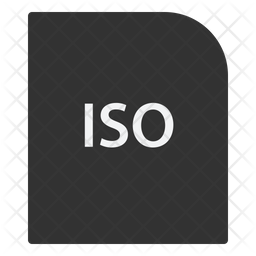 Iso File Icon - Download in Glyph Style