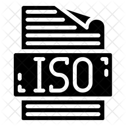 Iso file Icon - Download in Glyph Style