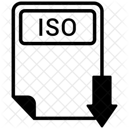 Iso file Icon - Download in Glyph Style