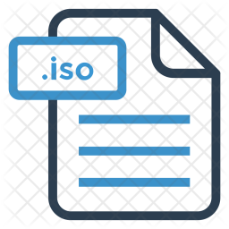 Iso file Icon - Download in Line Style