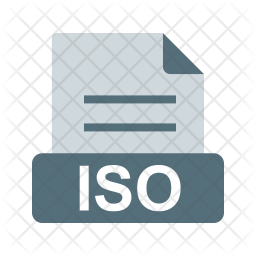 Iso file Icon - Download in Flat Style