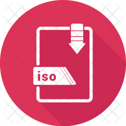 Iso file Icon - Download in Glyph Style