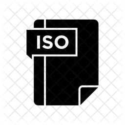 Iso file Icon - Download in Glyph Style
