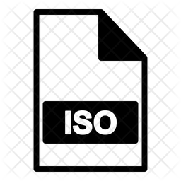 Iso File Icon - Download in Glyph Style