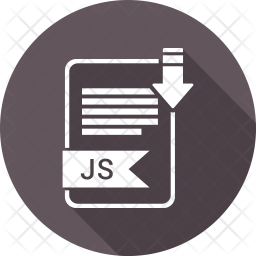 Js file Icon - Download in Glyph Style