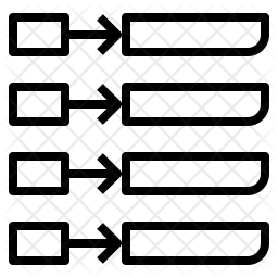 Key Value Icon - Download in Line Style