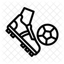 Kick Off Icon - Download in Line Style