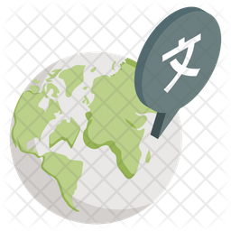 Language Translation Icon - Download in Flat Style