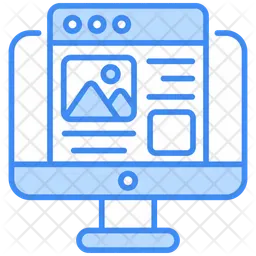 Layout Icon - Download in Dual Tone Style