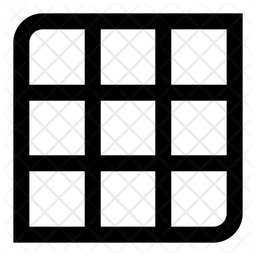 Layout Module Icon - Download in Line Style
