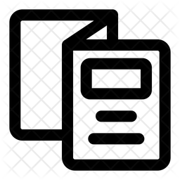 Leaflet Icon - Download in Line Style