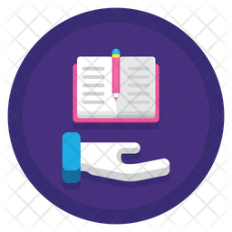 Learning Support Icon - Download in Flat Style