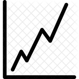 Line Chart Icon - Download in Line Style