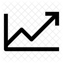 Line Chart Icon - Download in Line Style