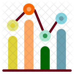 Line Graph Icon - Download in Flat Style