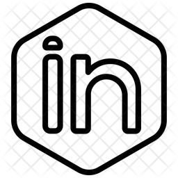 Linkedin Icon - Download in Line Style