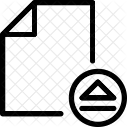 Load file Icon - Download in Line Style