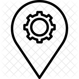 Local Icon - Download in Line Style