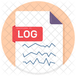 Log File Icon - Download in Flat Style