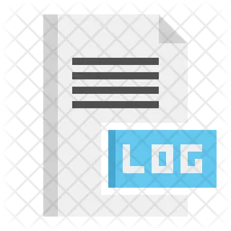 Log File Icon - Download in Flat Style