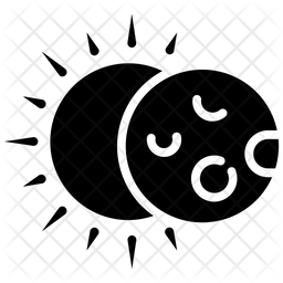 Lunar Eclipse Icon - Download in Glyph Style