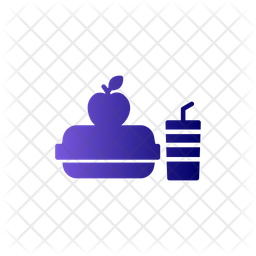 Lunch Icon - Download in Gradient Style