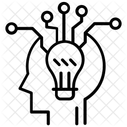 Machine Learning Icon - Download in Line Style