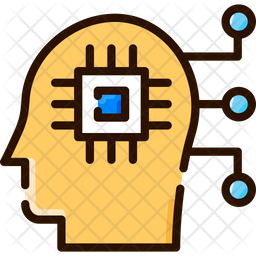 Machine Learning Icon - Download in Colored Outline Style