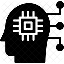 Machine Learning Icon - Download in Glyph Style