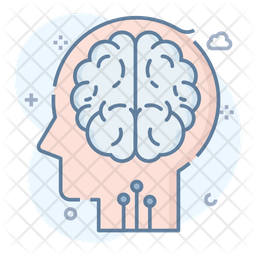 Machine learning Icon - Download in Colored Outline Style