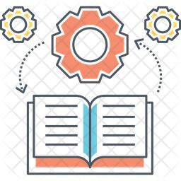 Machine Learning Icon - Download in Colored Outline Style