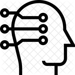 Machine Learning Icon - Download in Line Style