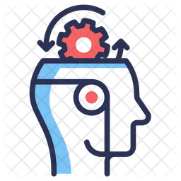 Machine Learning Icon - Download in Colored Outline Style