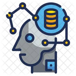 Machine Learning Icon - Download in Colored Outline Style