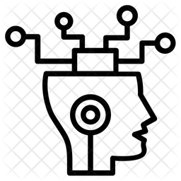 Machine Learning Icon - Download in Line Style