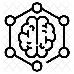 Machine Learning Icon - Download in Line Style