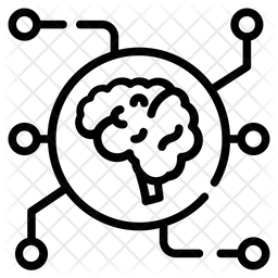 Machine Learning Icon - Download in Line Style