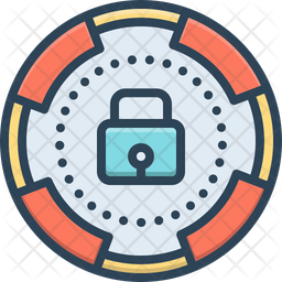 Matrix Icon - Download in Colored Outline Style