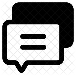 Message Bubble Icon - Download in Glyph Style