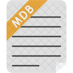 Microsoft Access Database Icon - Download in Flat Style