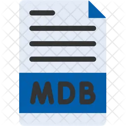 Microsoft Access Database Icon - Download in Flat Style