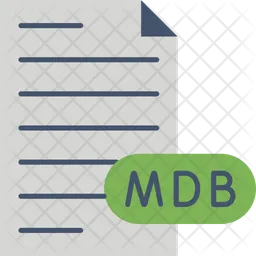 Microsoft Access Database Icon - Download in Flat Style