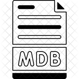 Microsoft Access Database Icon - Free Download Files & Folders Icons ...