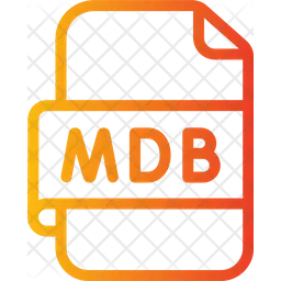 Microsoft Access Database Icon - Download in Gradient Style