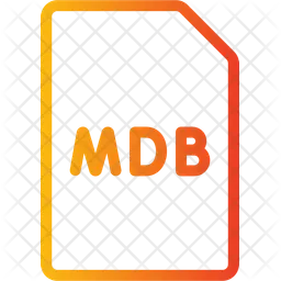 Microsoft Access Database Icon - Download in Gradient Style