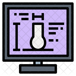 Model Icon - Download In Colored Outline Style