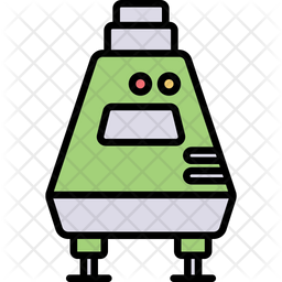 Module Icon - Download in Colored Outline Style