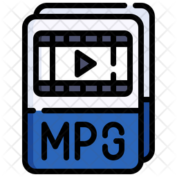 Mpg Icon - Download in Colored Outline Style
