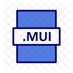 Mui Icon - Download in Colored Outline Style