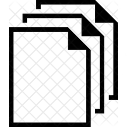 Multiple Files Icon - Download in Line Style